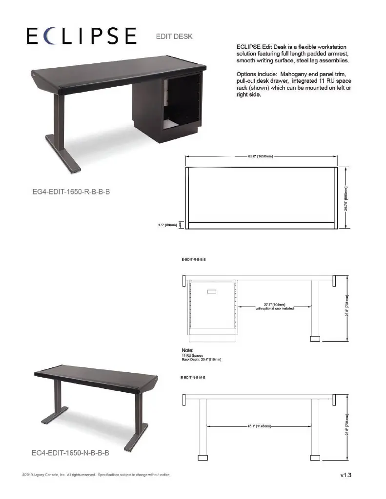 ECLIPSE Rolling Rack | Argosy Console